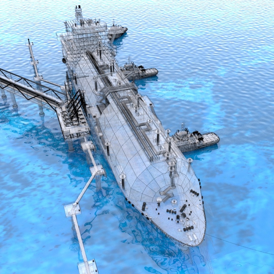 Mooring Tanker Ship Berth 3D - TurboSquid 1525918