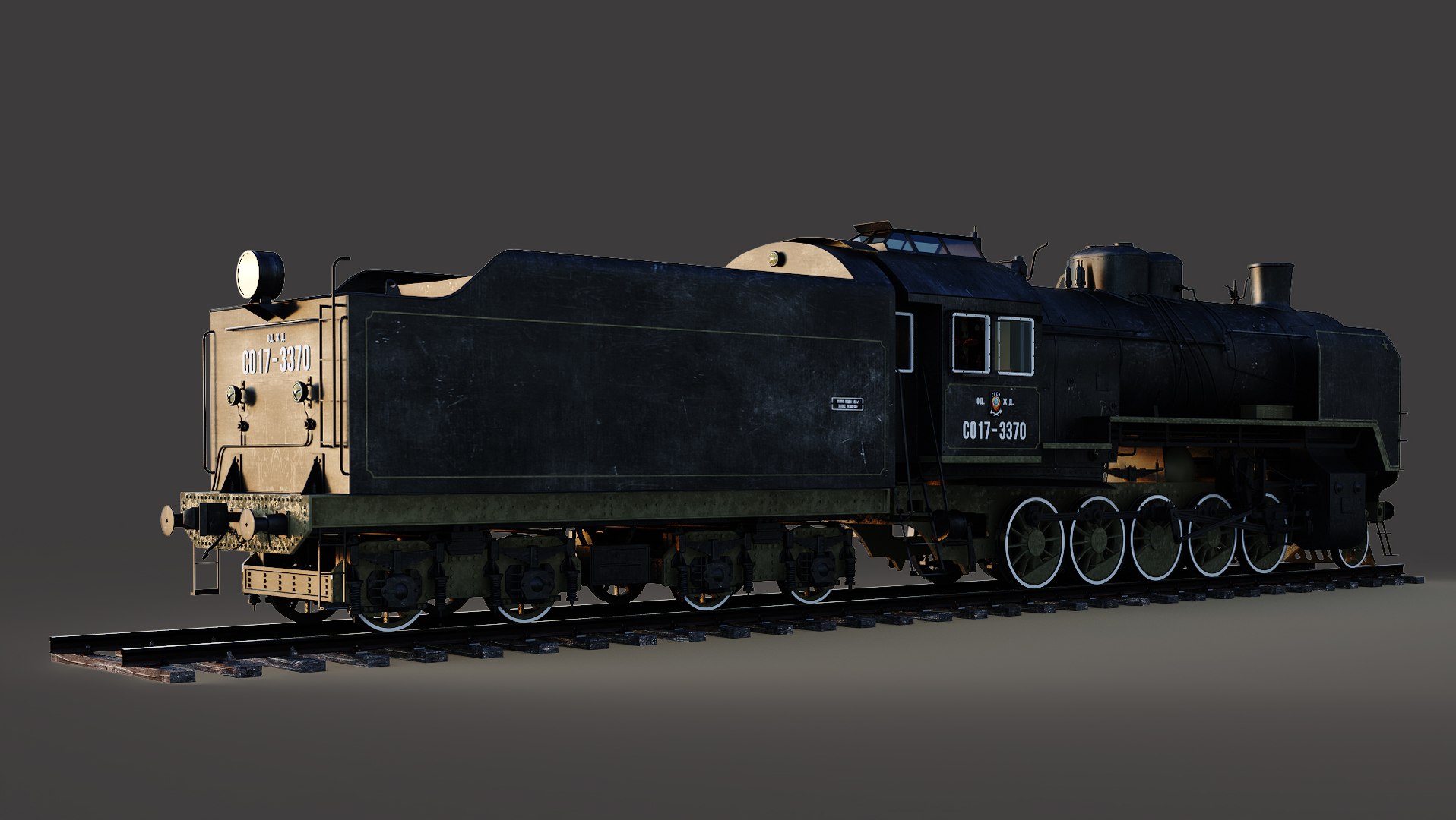 3D Steam Locomotive - 17 - TurboSquid 2149157