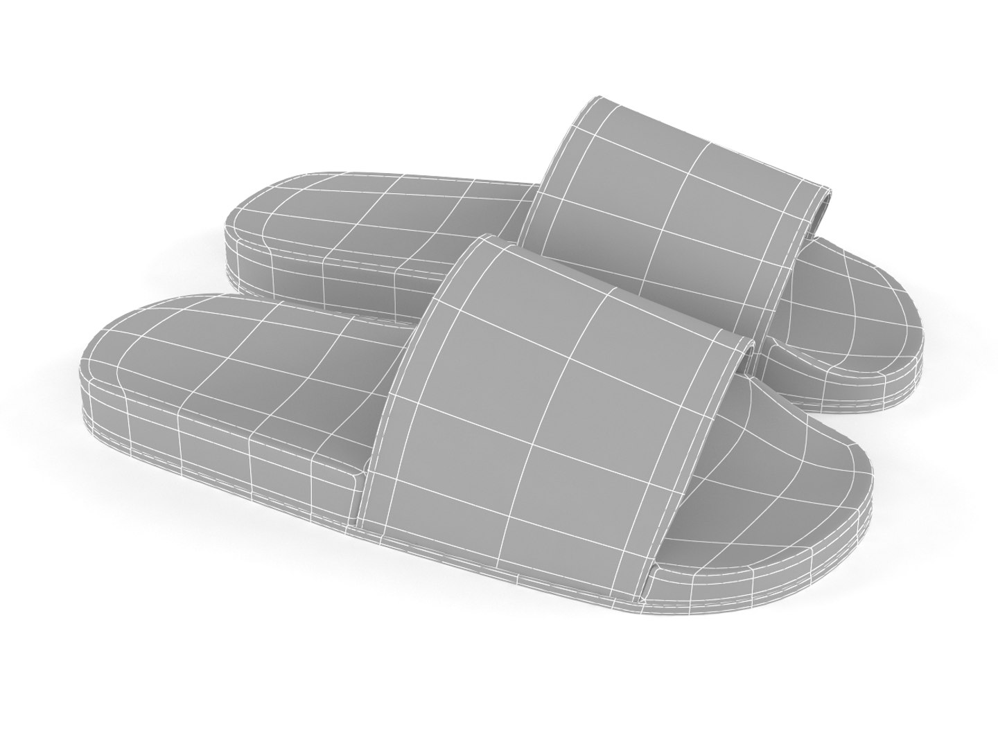 3D Slide Sandal - TurboSquid 1619499