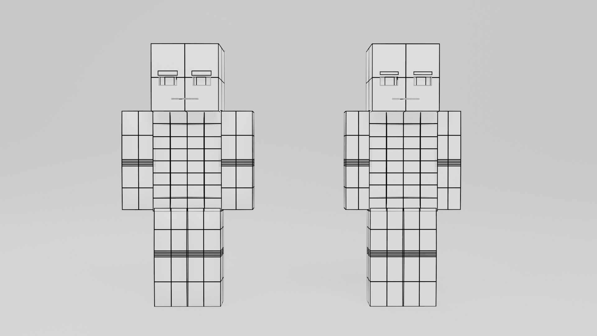 3D Minecraft Character Custom Skins Compatable - TurboSquid 2099861