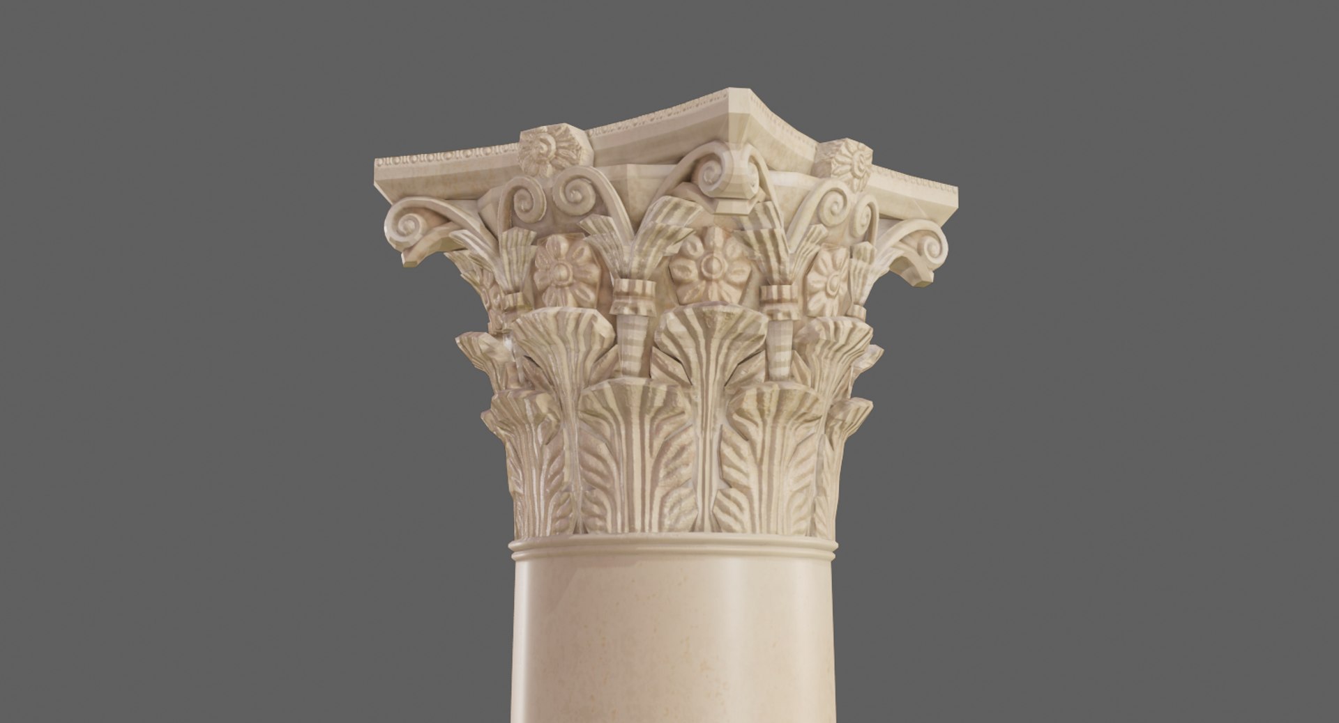 3D corinthian greek column - TurboSquid 1554059