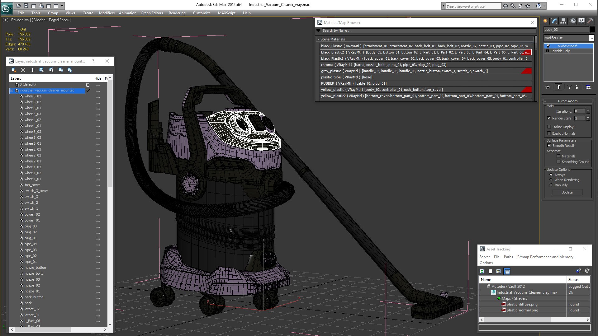 3D Industrial Vacuum Cleaner Cleaning - TurboSquid 1468763