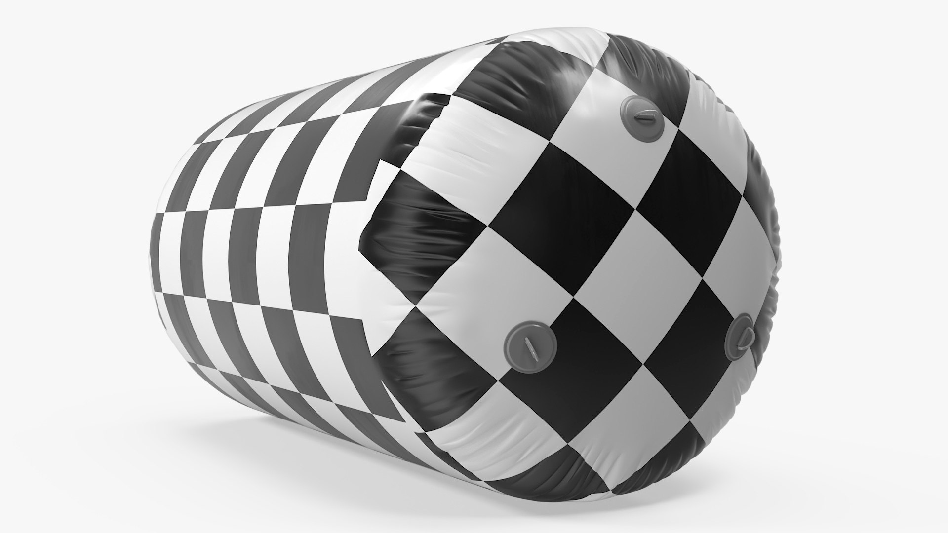 Floating Inflatable Marker Buoy For Water Sport Chess Pattern 3D Model ...