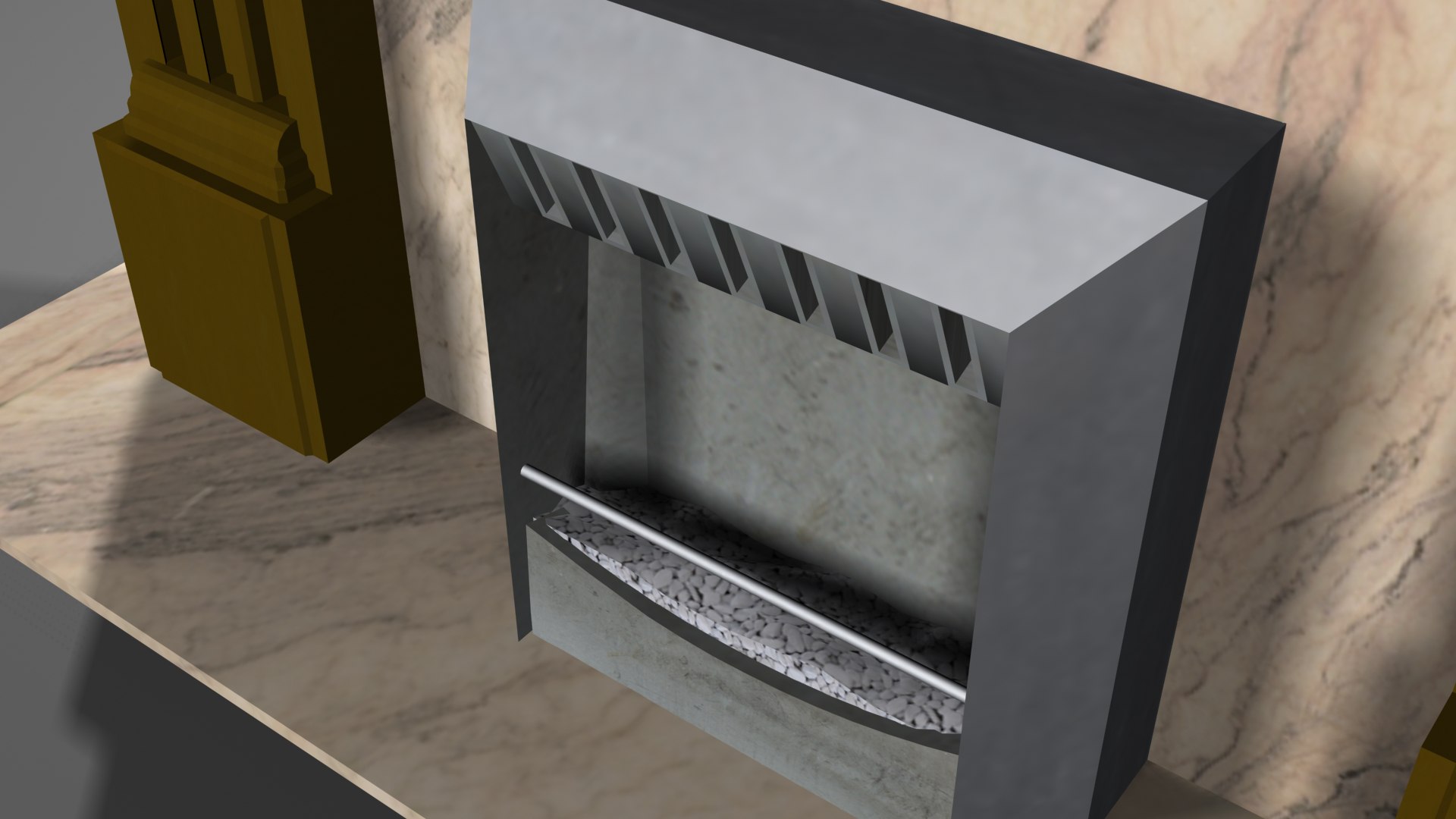 Maya Fireplace