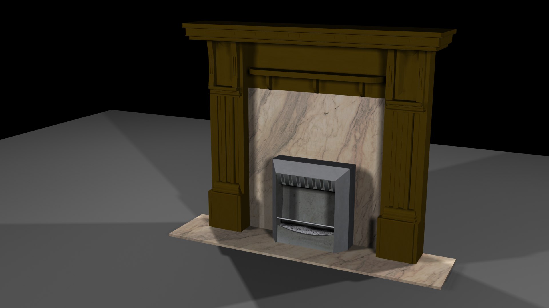 Maya Fireplace