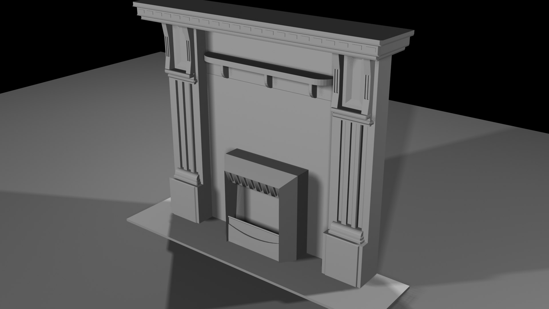 Maya Fireplace
