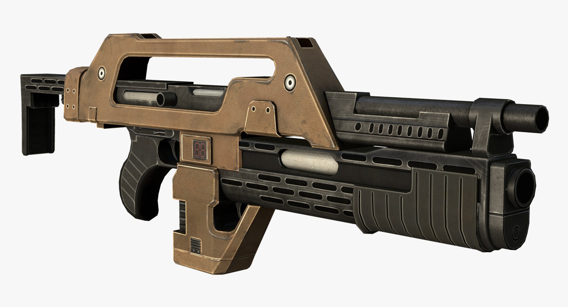 3D Model M41a Gun - TurboSquid 1213733