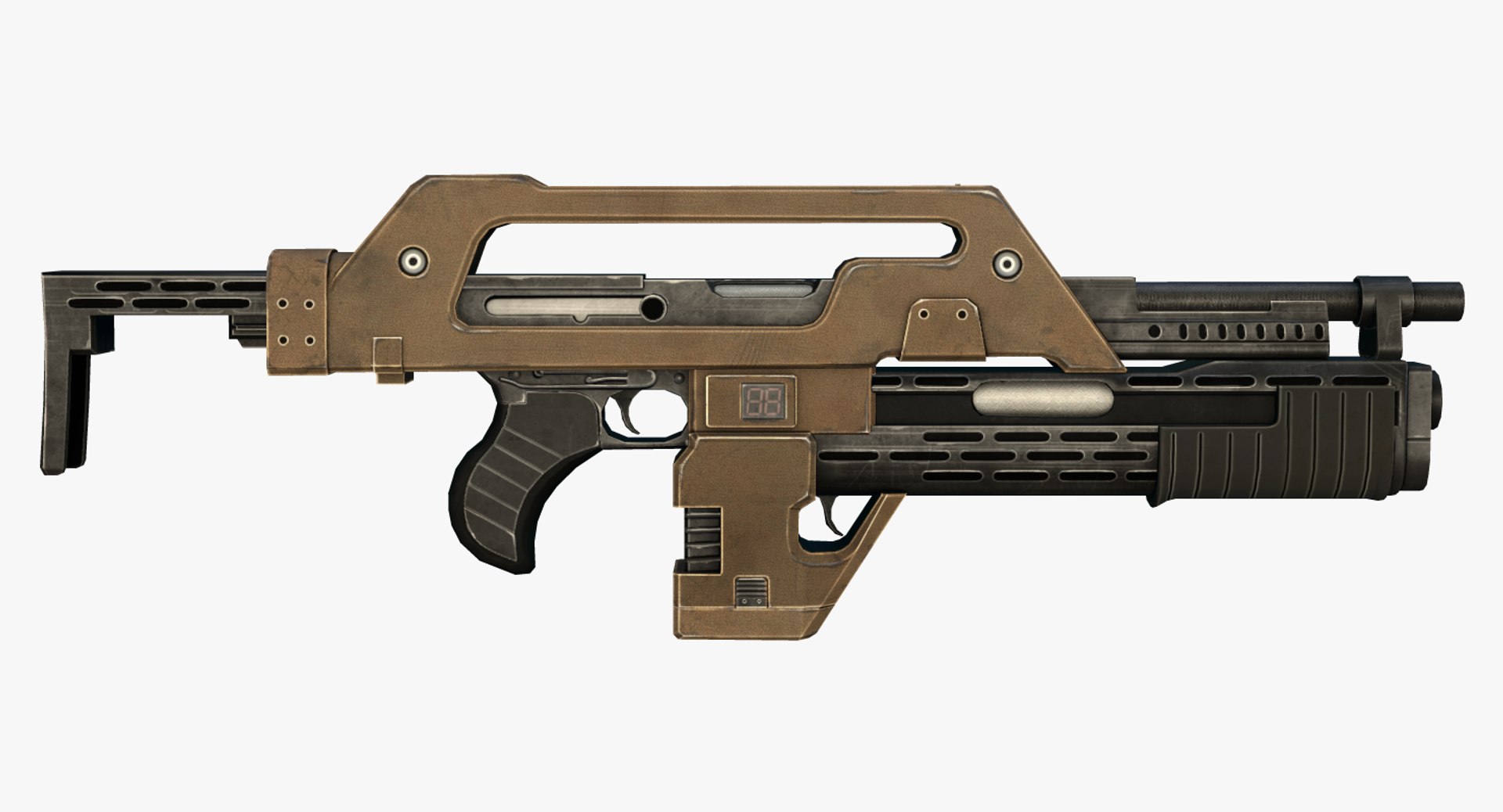 3D Model M41a Gun - TurboSquid 1213733