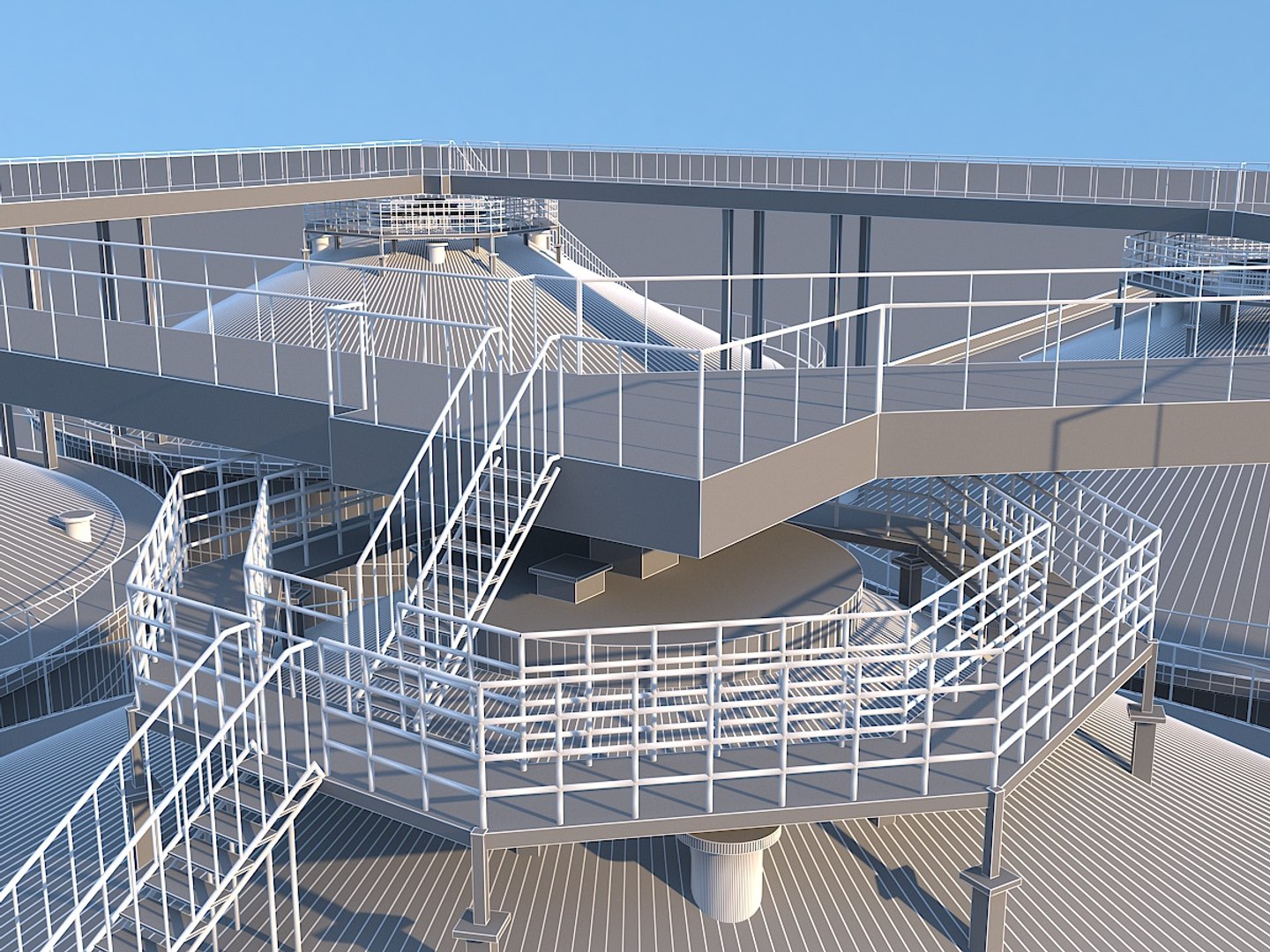 3D Grain Storage Bin - TurboSquid 2123417