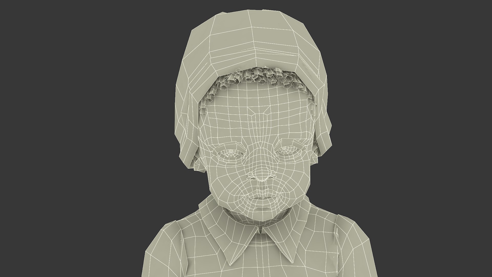 Black Toddler Boy Light Skin Autumn Style Standing 3D Model ...