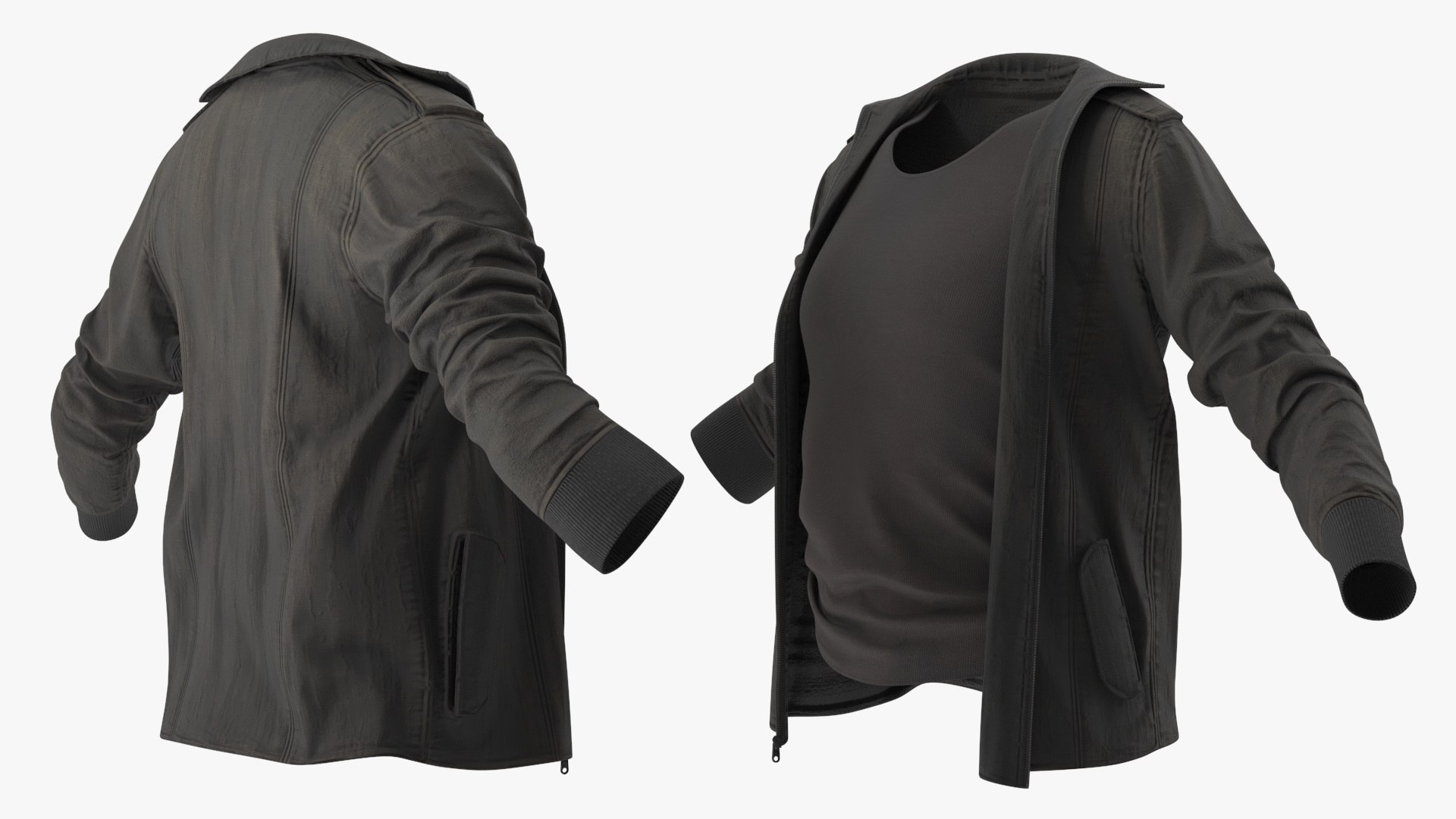 Woman Dirty Jacket 3D Model - TurboSquid 2326385
