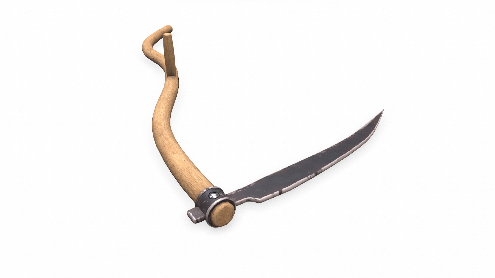 Free Scythe Low-poly PBR 3D Model - TurboSquid 2341139