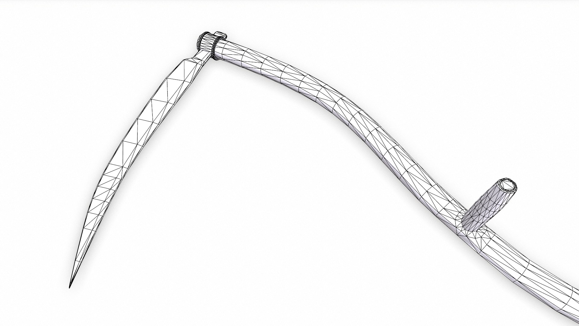 Free Scythe Low-poly PBR 3D Model - TurboSquid 2341139