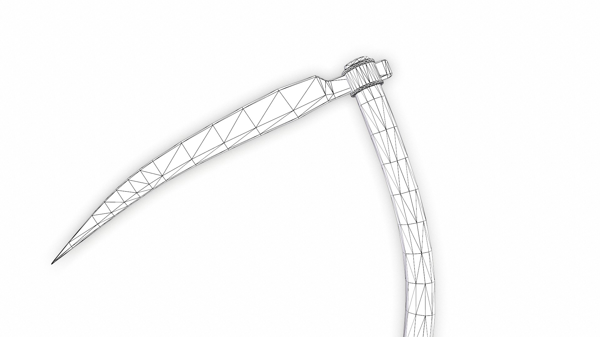Free Scythe Low-poly PBR 3D Model - TurboSquid 2341139