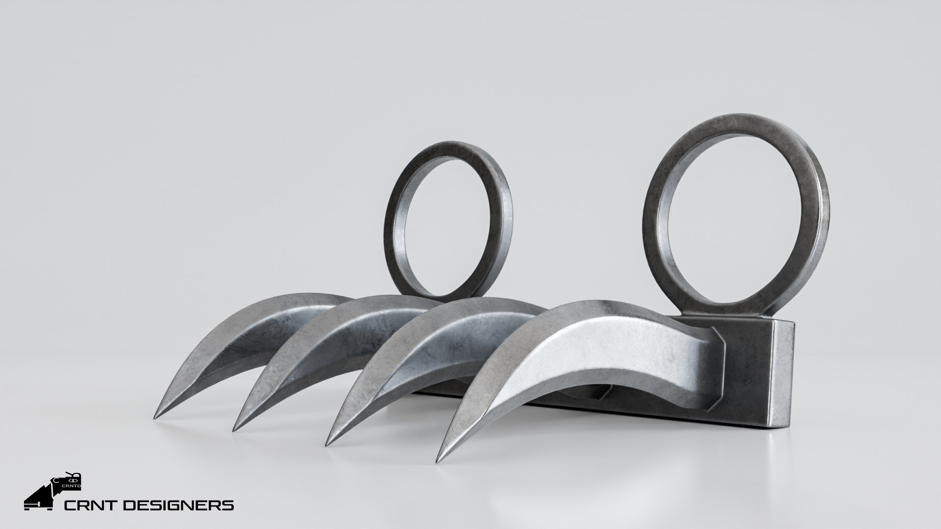 Tiger Claws Weapon - Vagh Nakha - Maratha Weapon 3D Model 3D Model ...