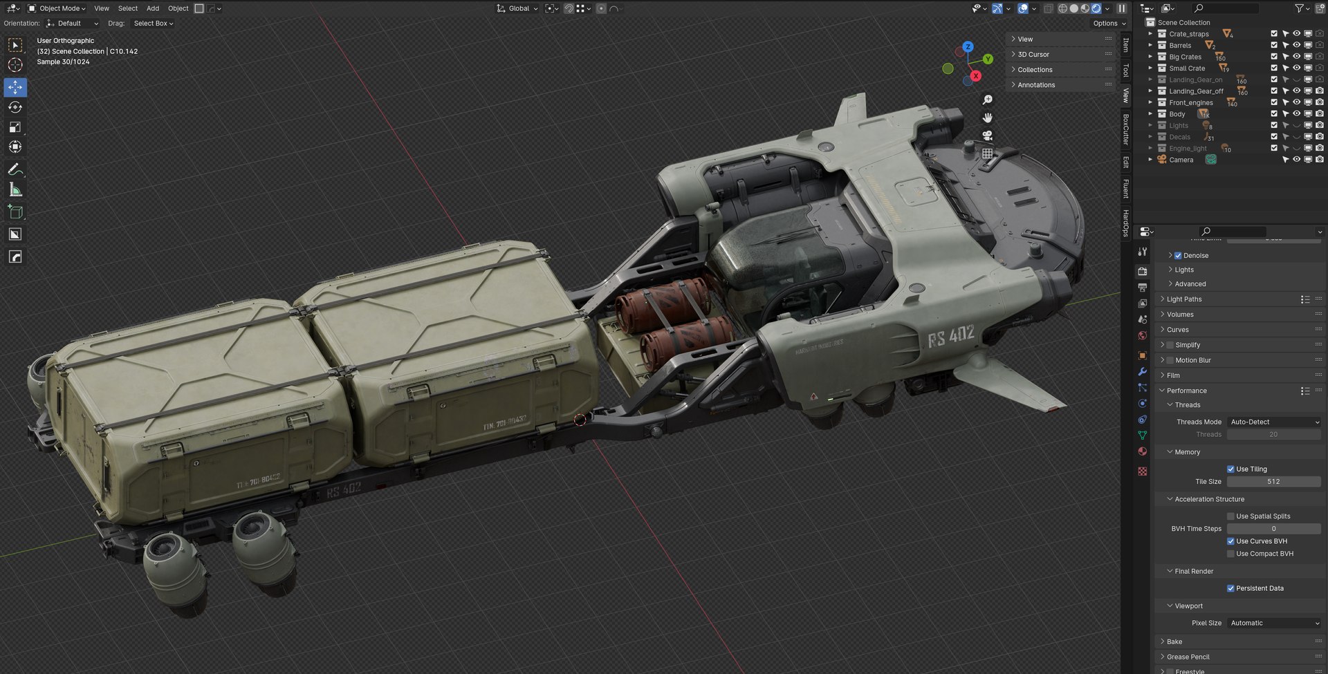 Cargo Transporter 3D Model - TurboSquid 2204761