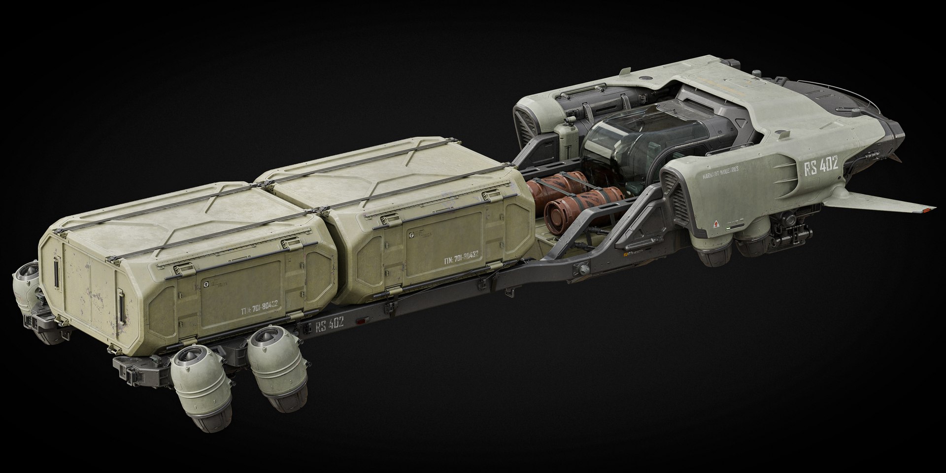 Cargo Transporter 3D Model - TurboSquid 2204761