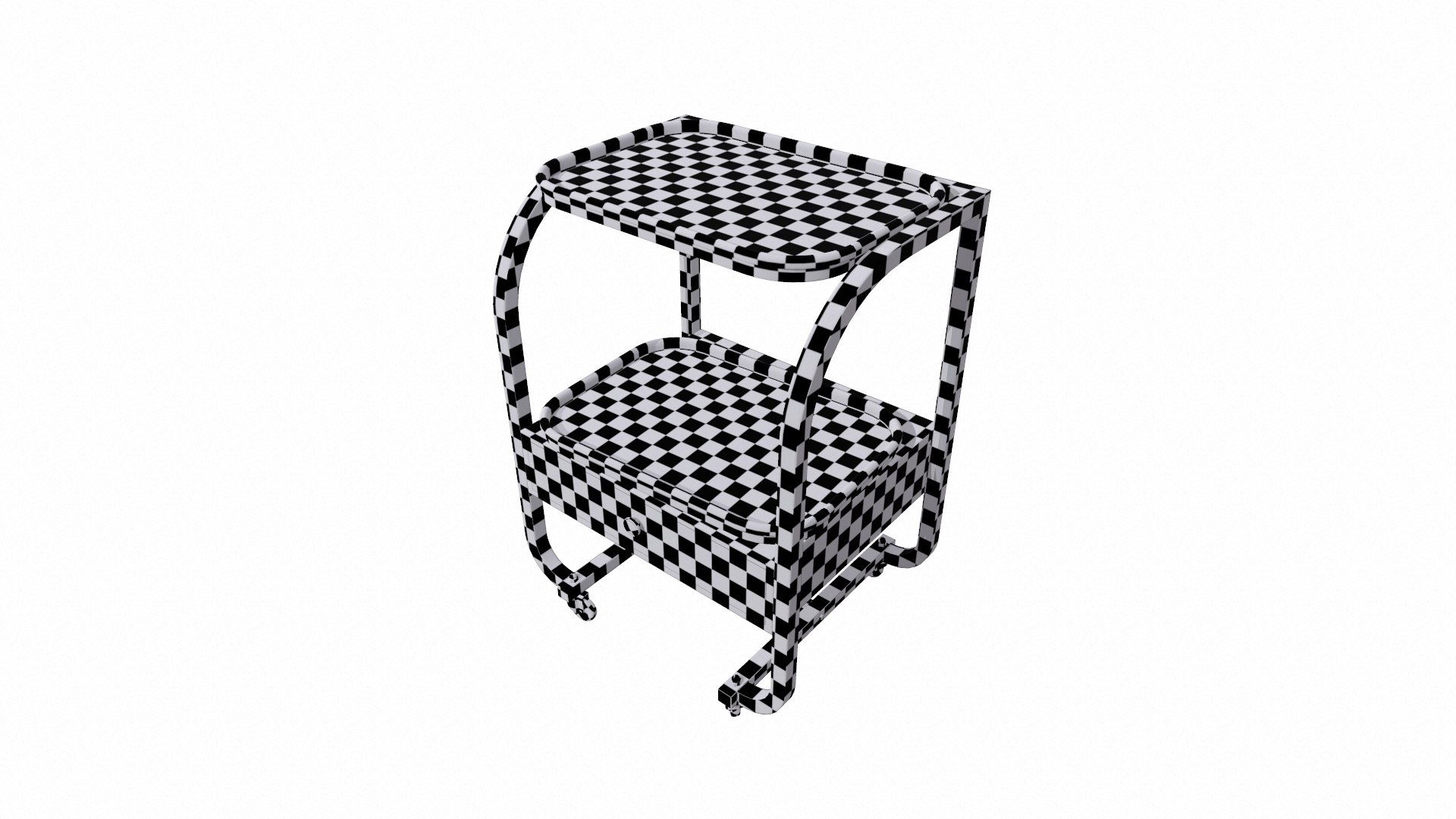 3D Model Medical Cart Trolley Steel 3D Model - TurboSquid 2049166