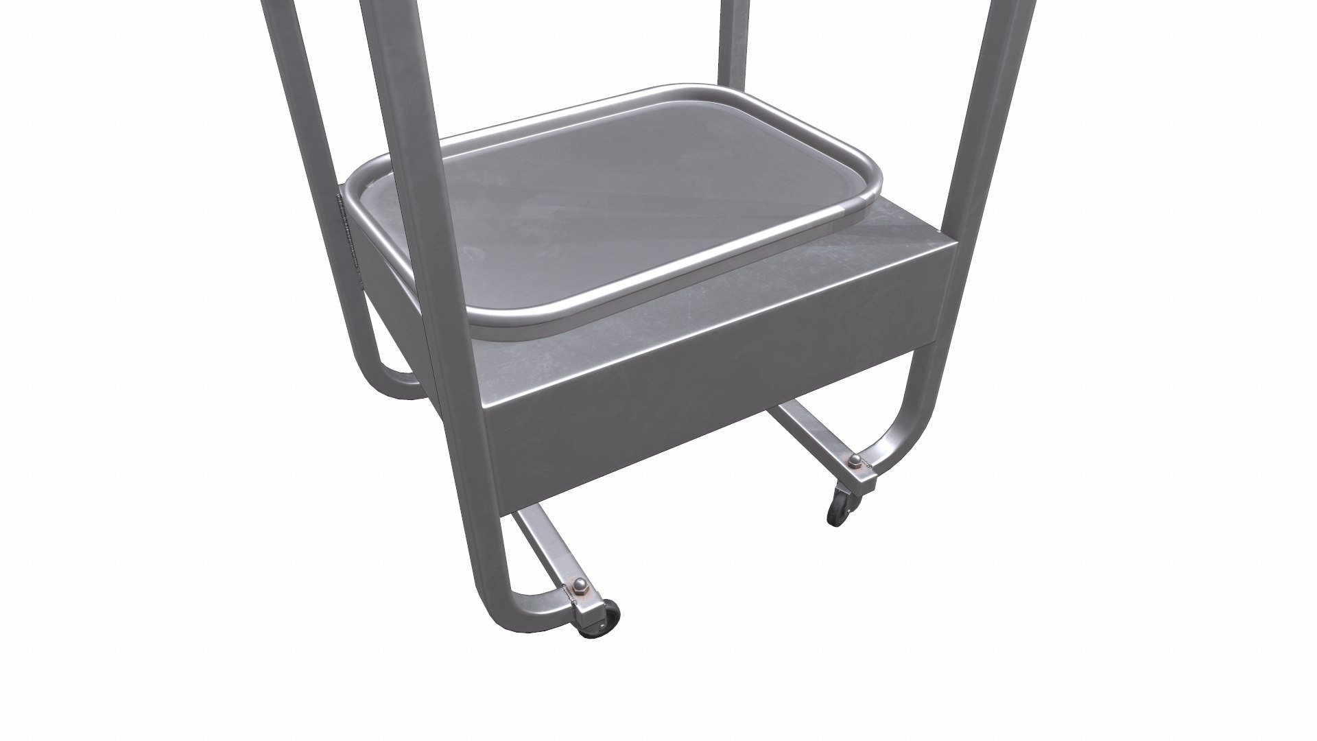 3D Model Medical Cart Trolley Steel 3D Model - TurboSquid 2049166