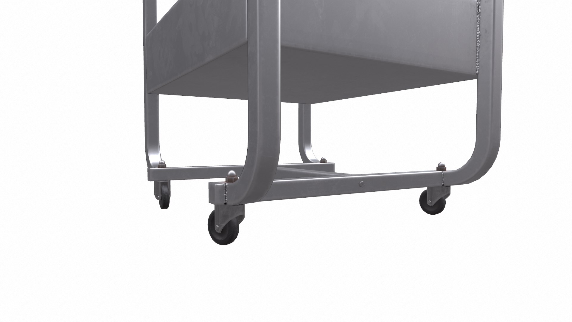 3D Model Medical Cart Trolley Steel 3D Model - TurboSquid 2049166