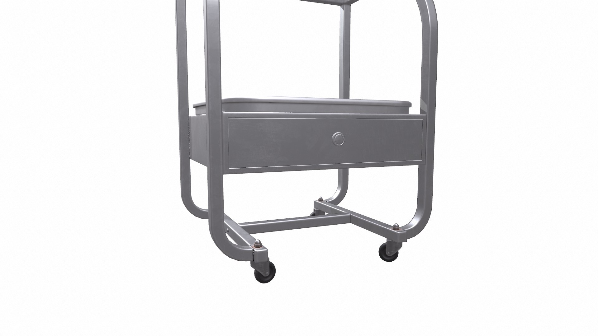 3D Model Medical Cart Trolley Steel 3D Model - TurboSquid 2049166