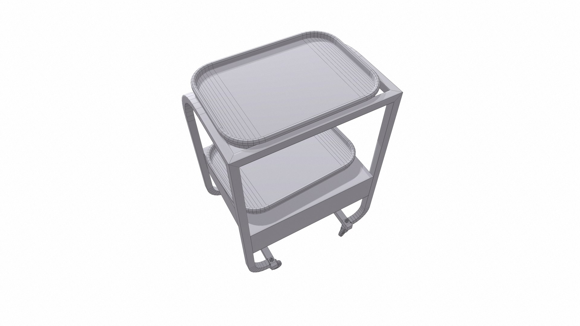 3D Model Medical Cart Trolley Steel 3D Model - TurboSquid 2049166