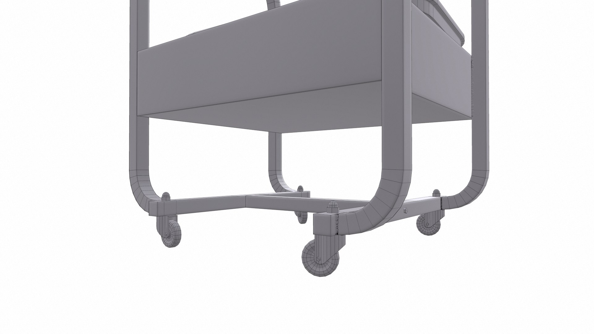 3D Model Medical Cart Trolley Steel 3D Model - TurboSquid 2049166