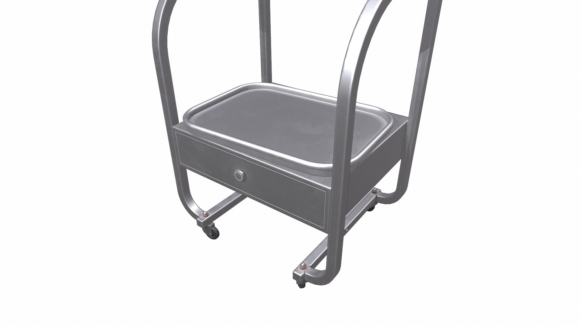 3D Model Medical Cart Trolley Steel 3D Model - TurboSquid 2049166