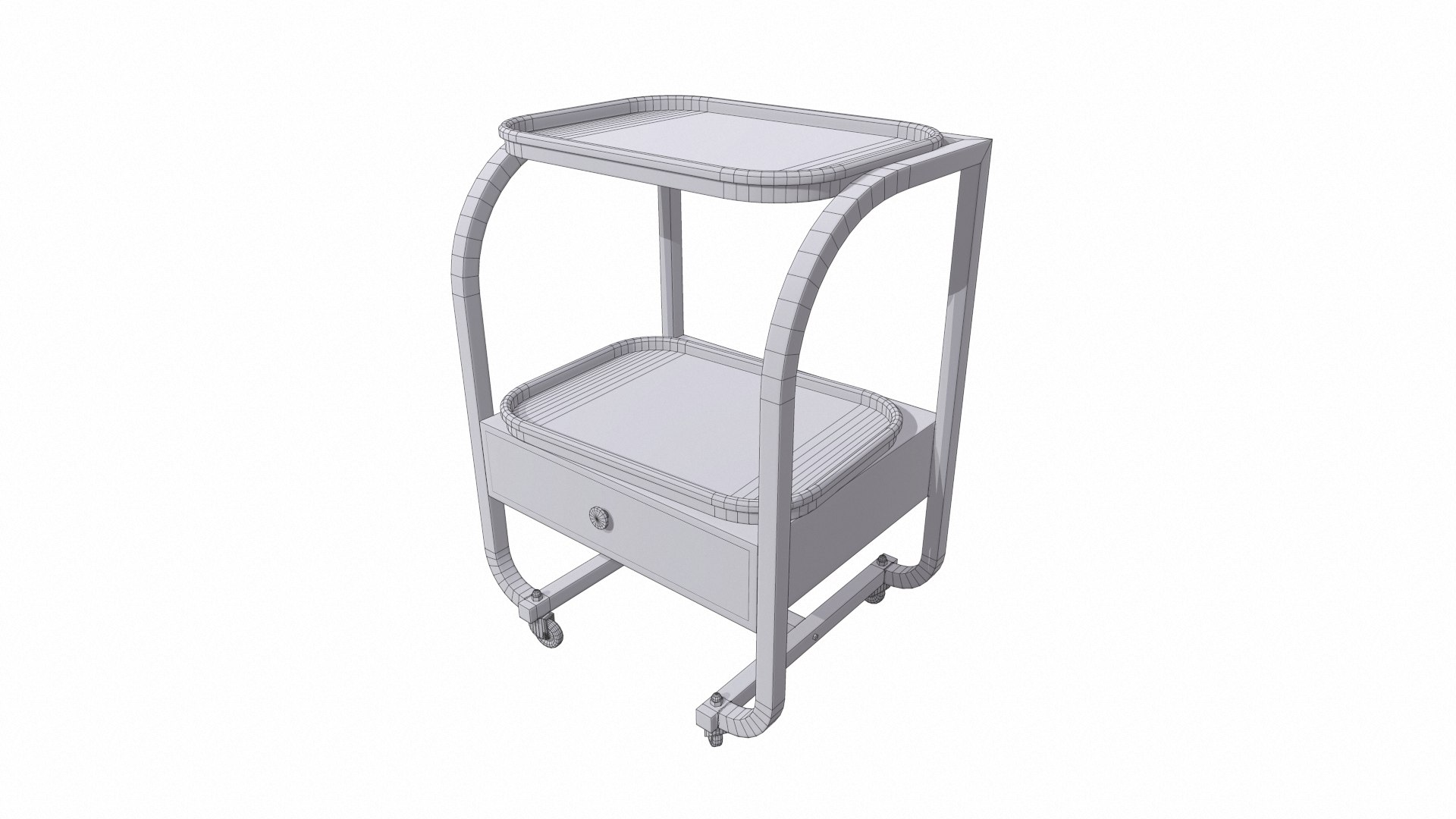 3D Model Medical Cart Trolley Steel 3D Model - TurboSquid 2049166