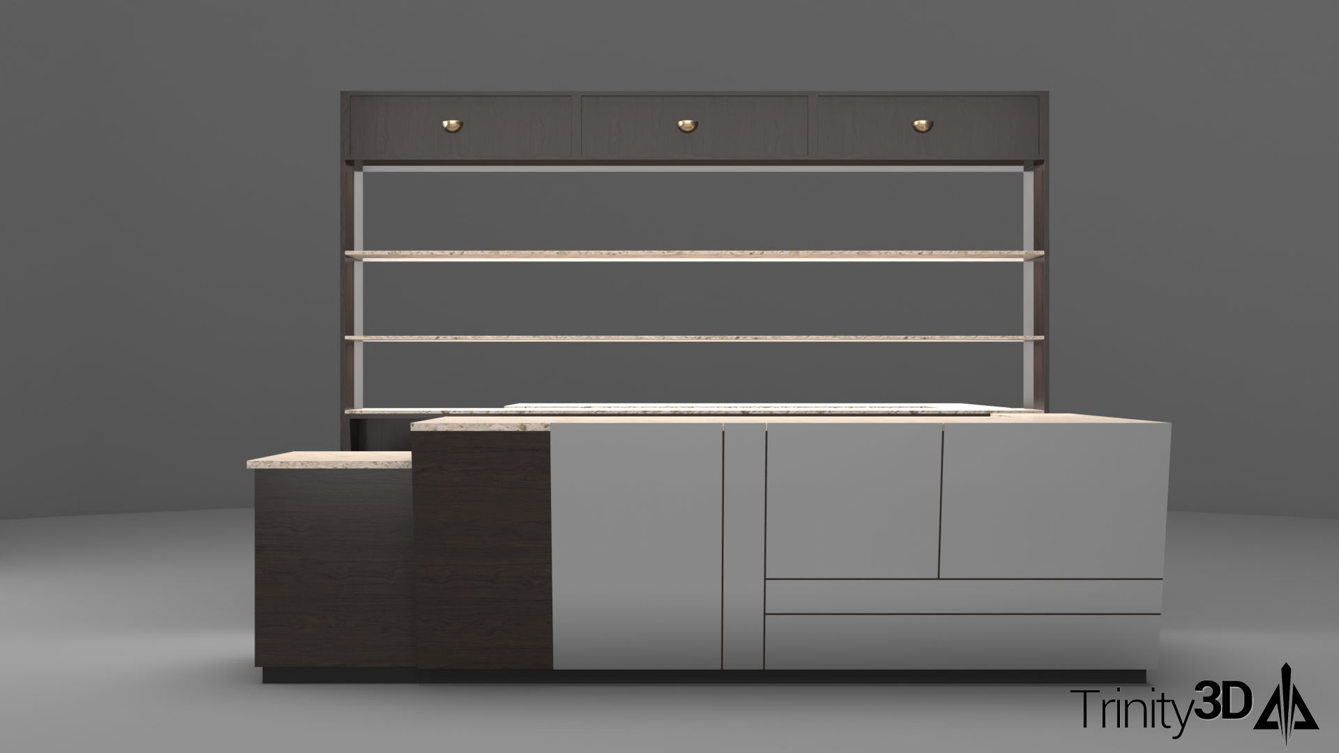 3D Modern Bar model - TurboSquid 1751240