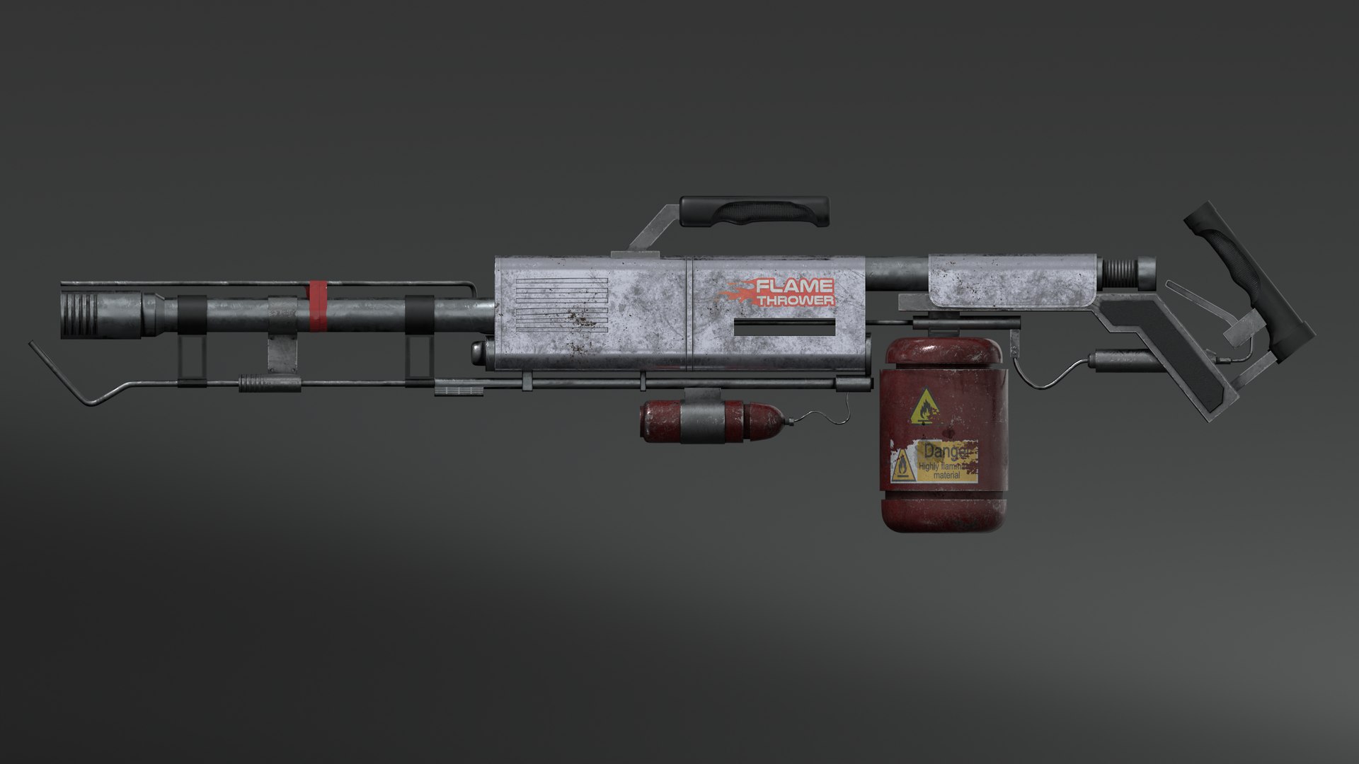 3D Flamethrower - TurboSquid 2353238