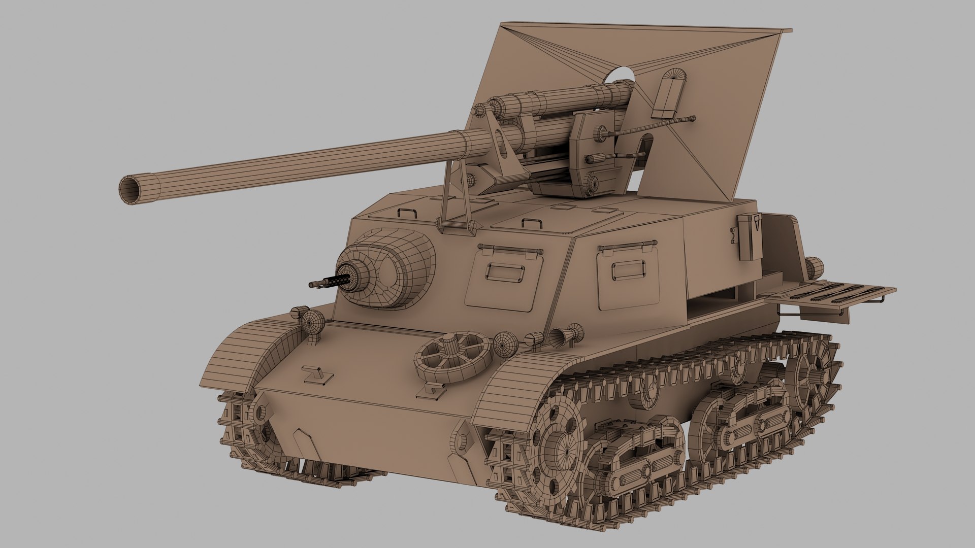 Ww2 Zis 30 Anti Tank 3d Model