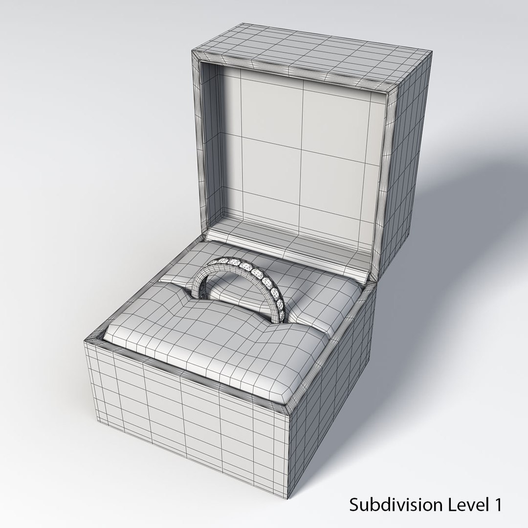 3d channel set diamond ring