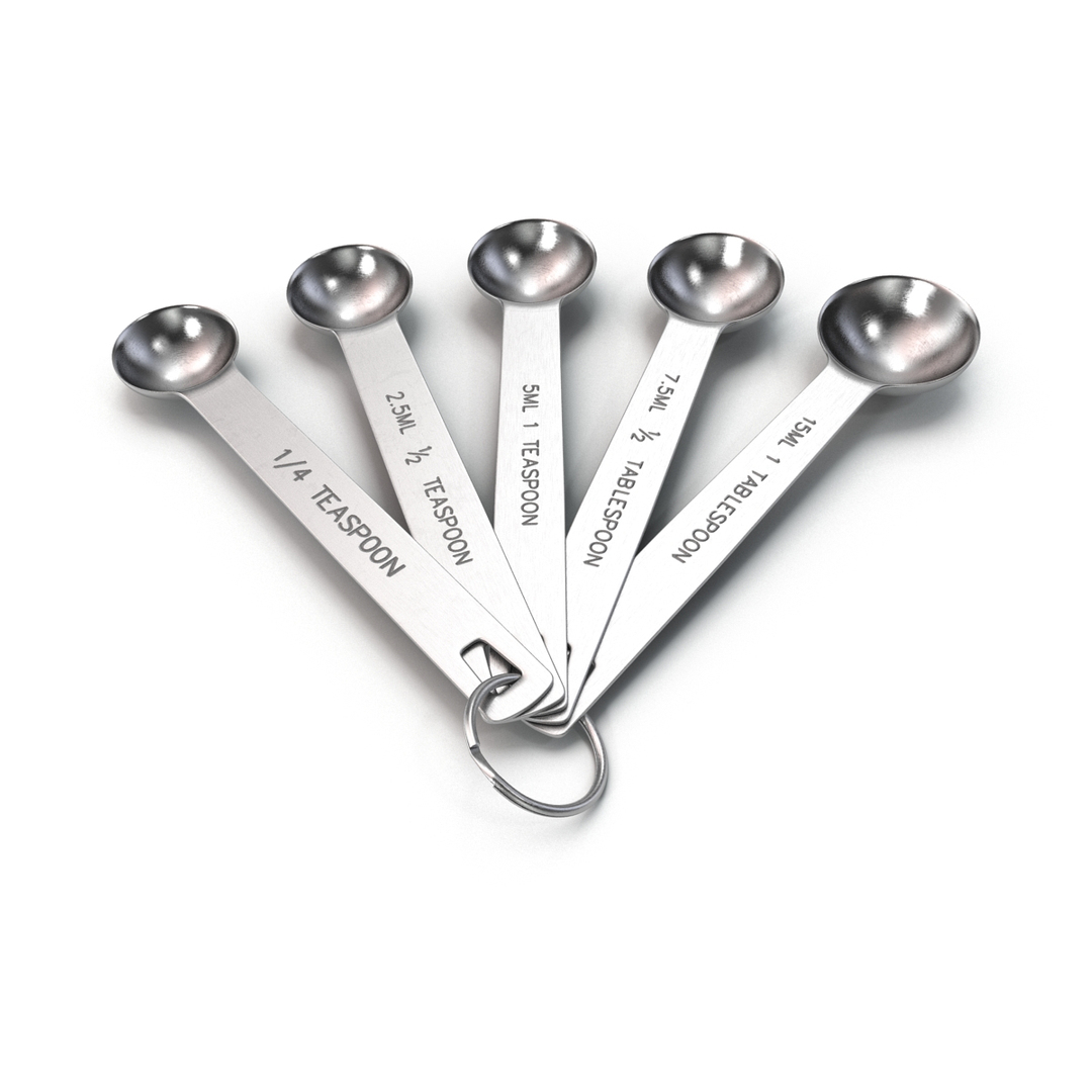 Measuring Spoons 3d Model