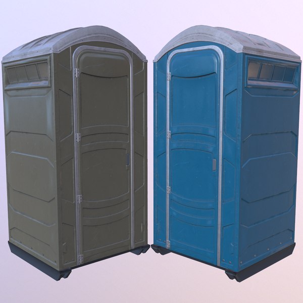 3D Portable Toilet - Revit Family model - TurboSquid 1823138