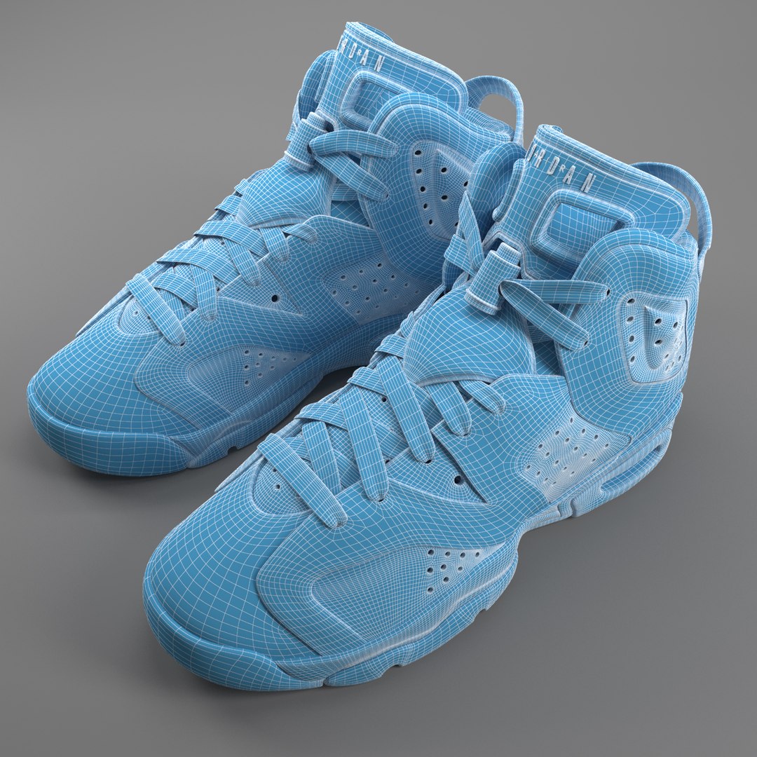 Air Jordan 6 Retro 3D Model - TurboSquid 1463574