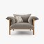 3ds Max Jardan Wilfred Sofa Chair