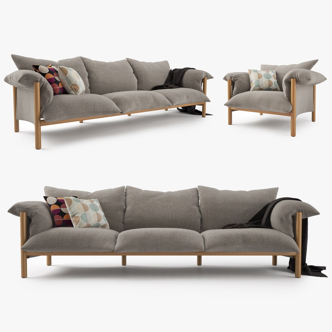 3ds Max Jardan Wilfred Sofa Chair