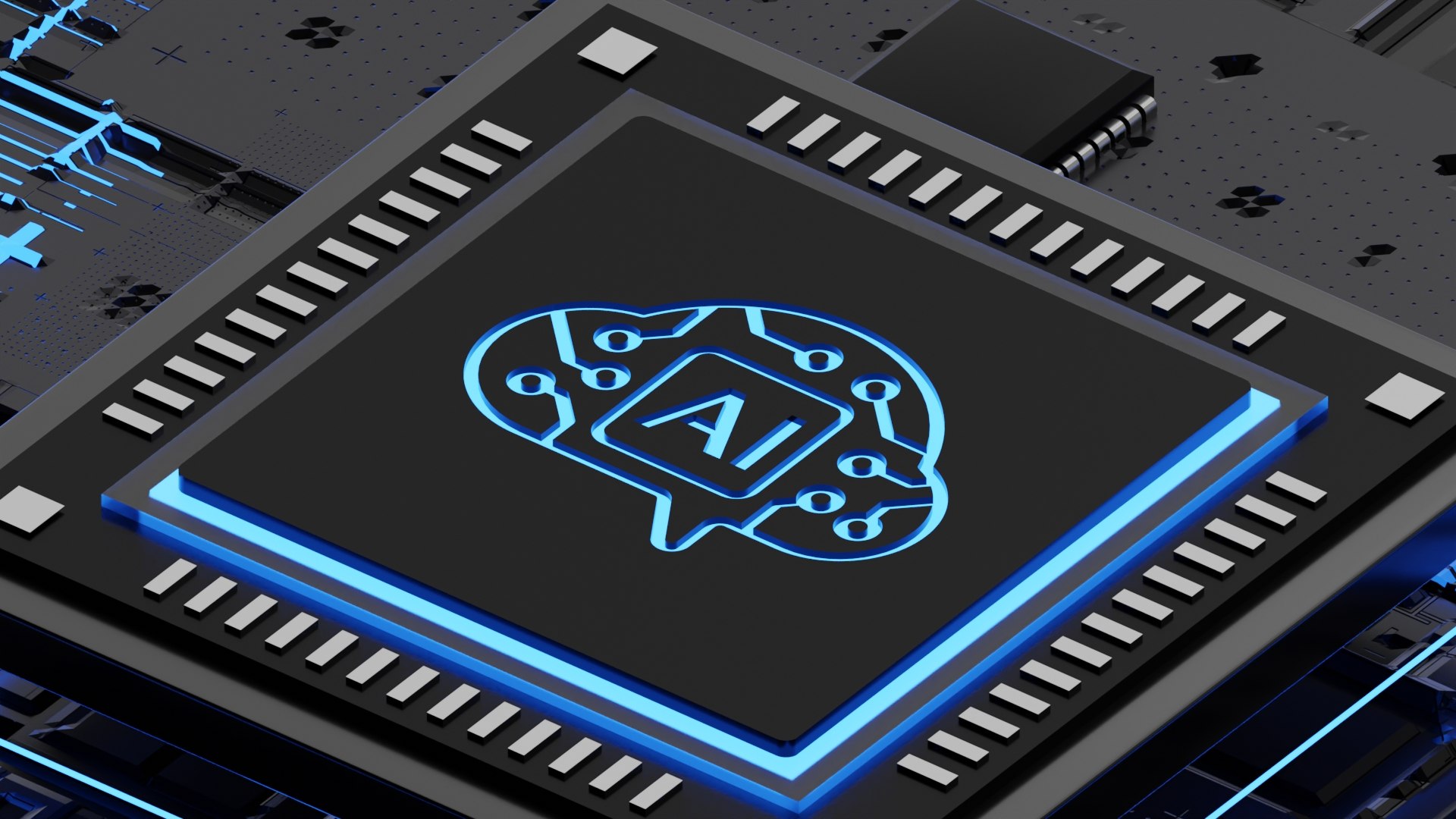 3D AI Processor Chip - TurboSquid 2212182