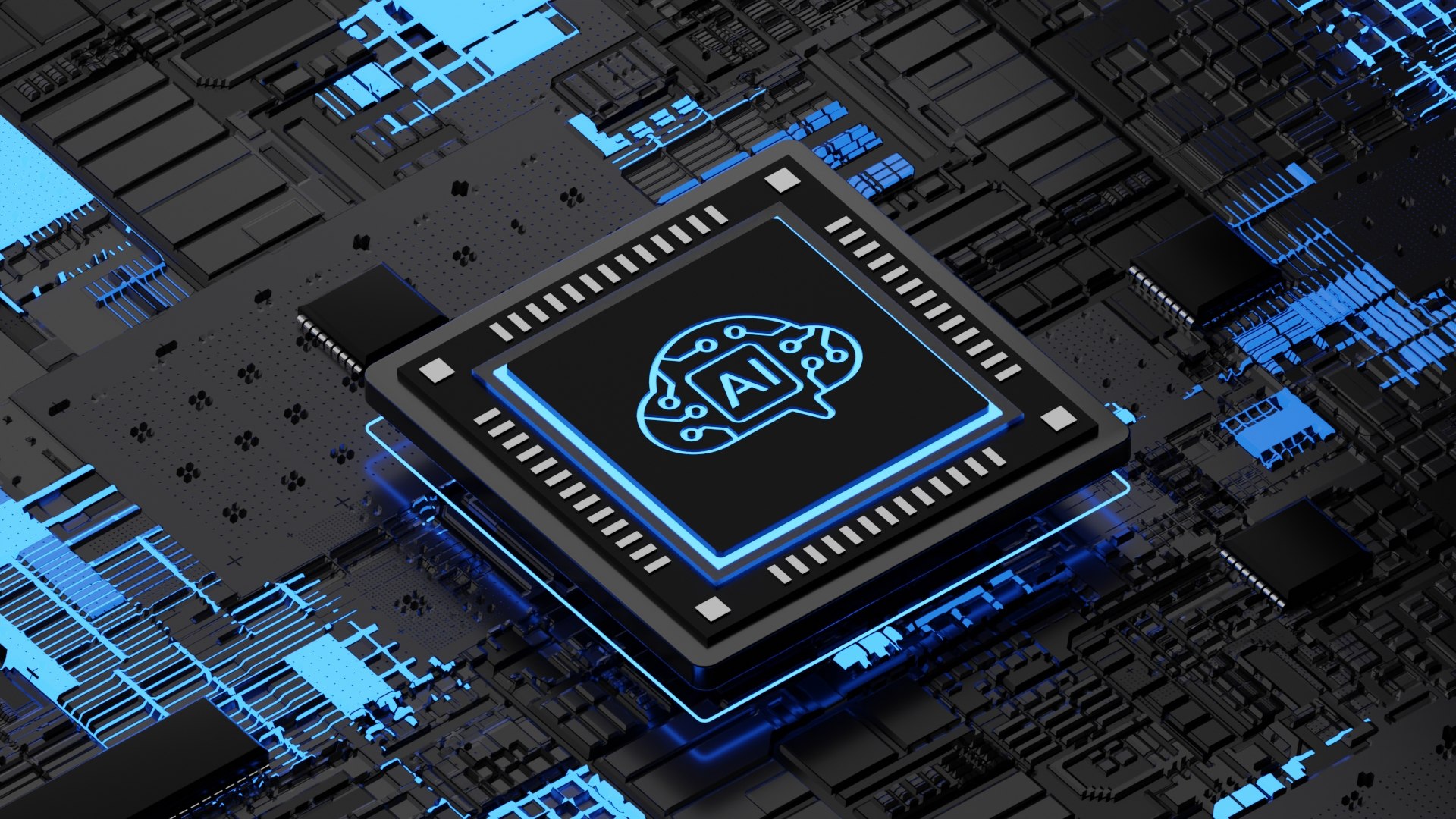 3D AI Processor Chip - TurboSquid 2212182