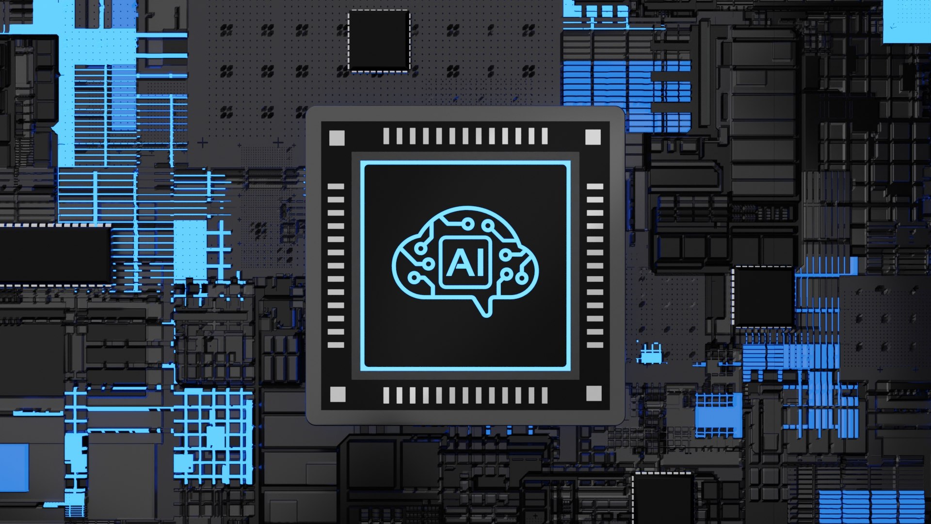3D AI Processor Chip - TurboSquid 2212182