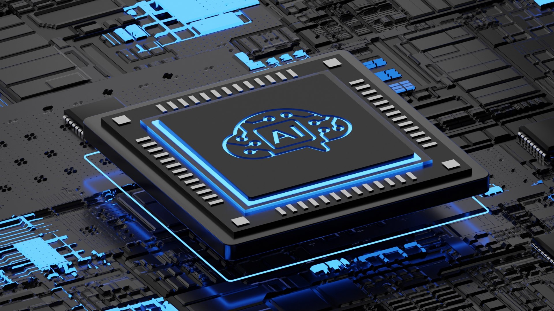 3D AI Processor Chip - TurboSquid 2212182