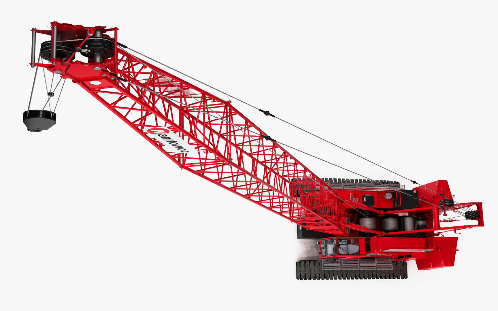 3D model Manitowoc MLC100-1 Crawler Crane - TurboSquid 1757518