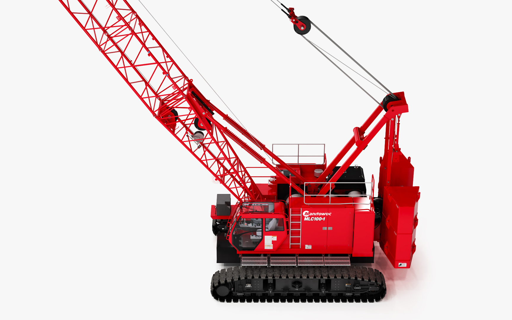 3D model Manitowoc MLC100-1 Crawler Crane - TurboSquid 1757518
