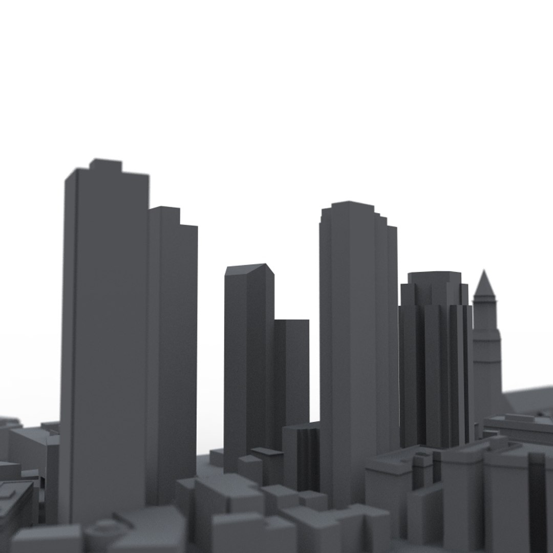 Boston Massachusetts 3d Model
