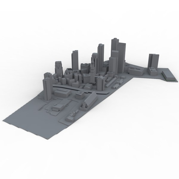boston massachusetts 3d model