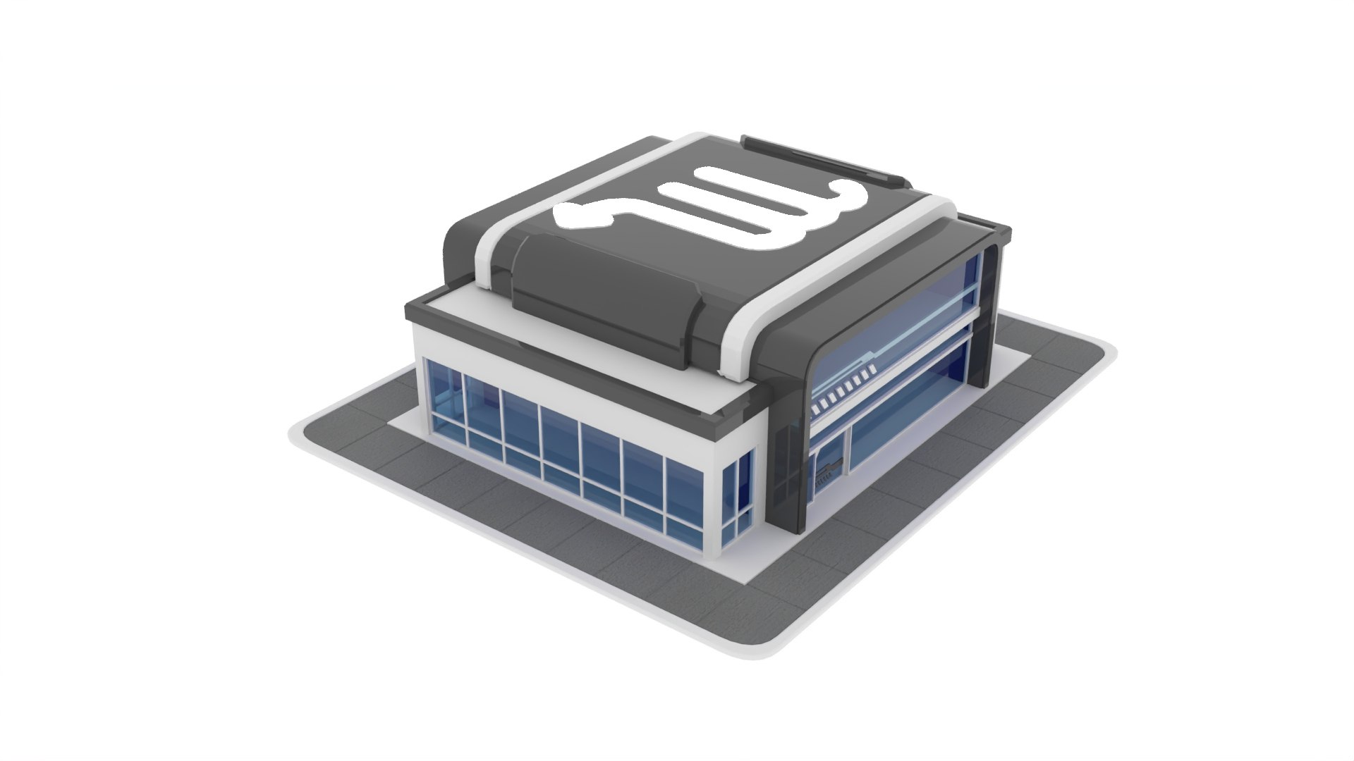 3D Sci-Fi Horoscope Building Scorpio - TurboSquid 2358812