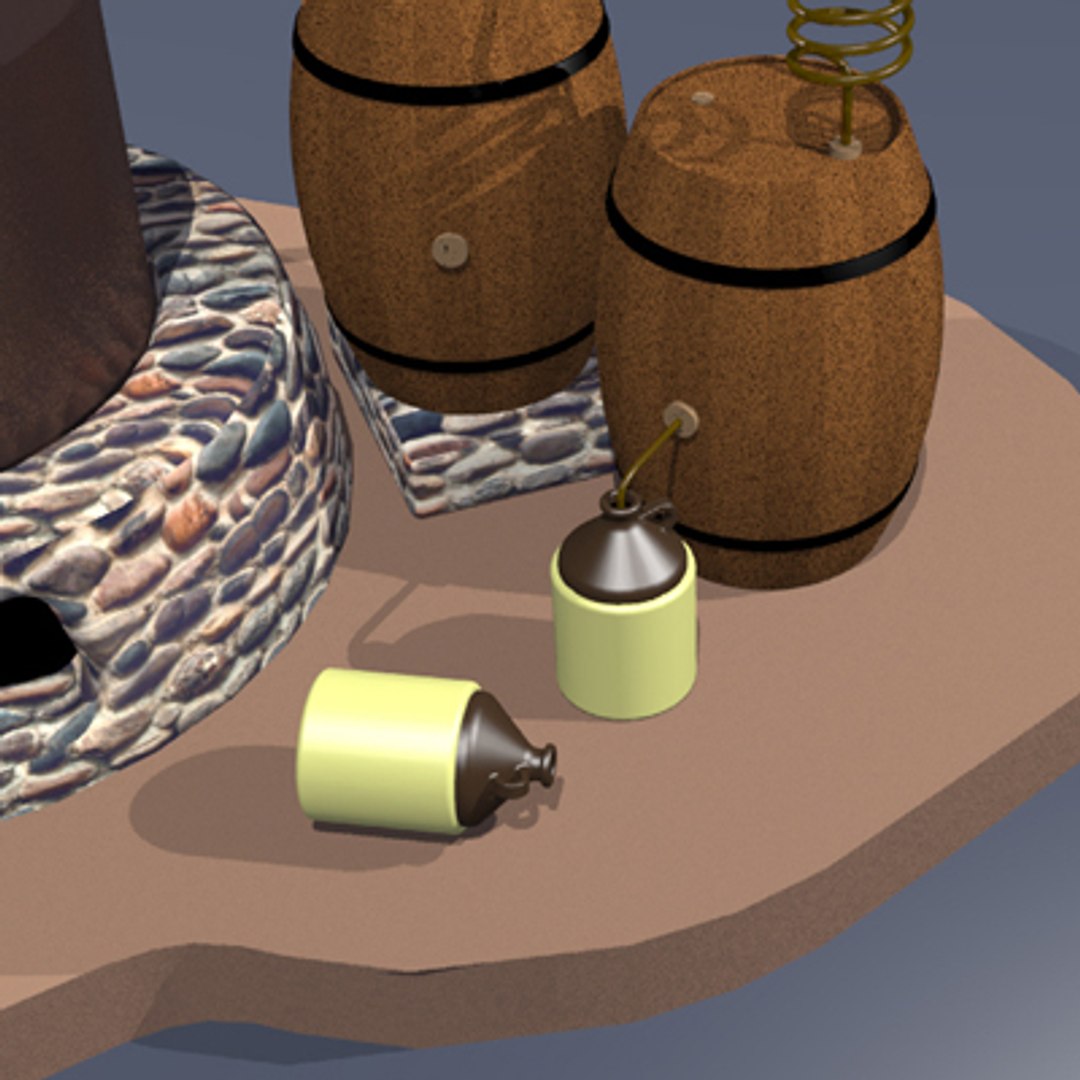 Whiskey Rot-gut 3d Model