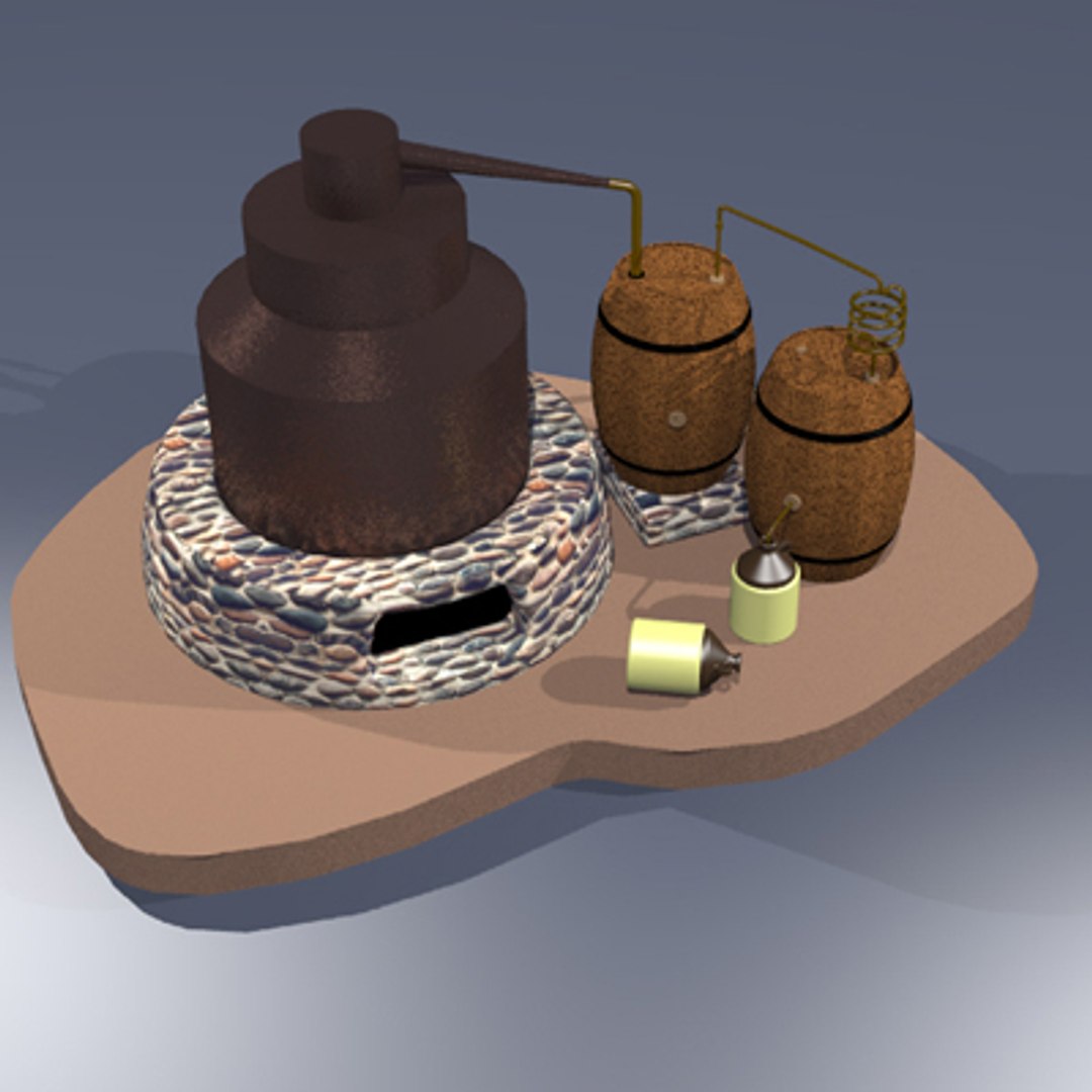 Whiskey Rot-gut 3d Model