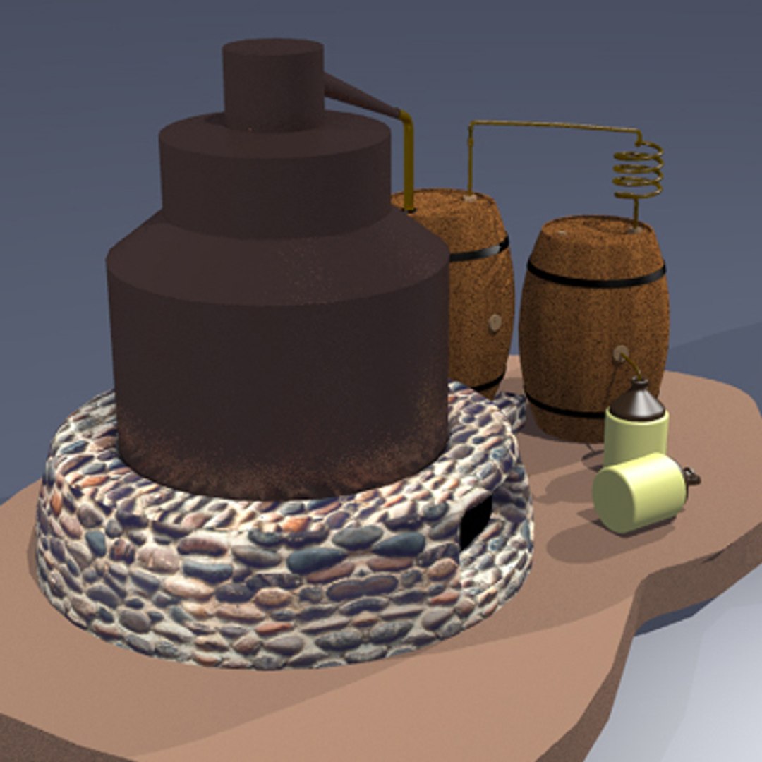 Whiskey Rot-gut 3d Model